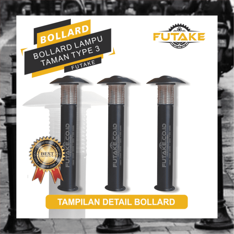 Bollard Lampu Taman Type 3 - Pusat Spesialis Produksi Turunan Logam ...