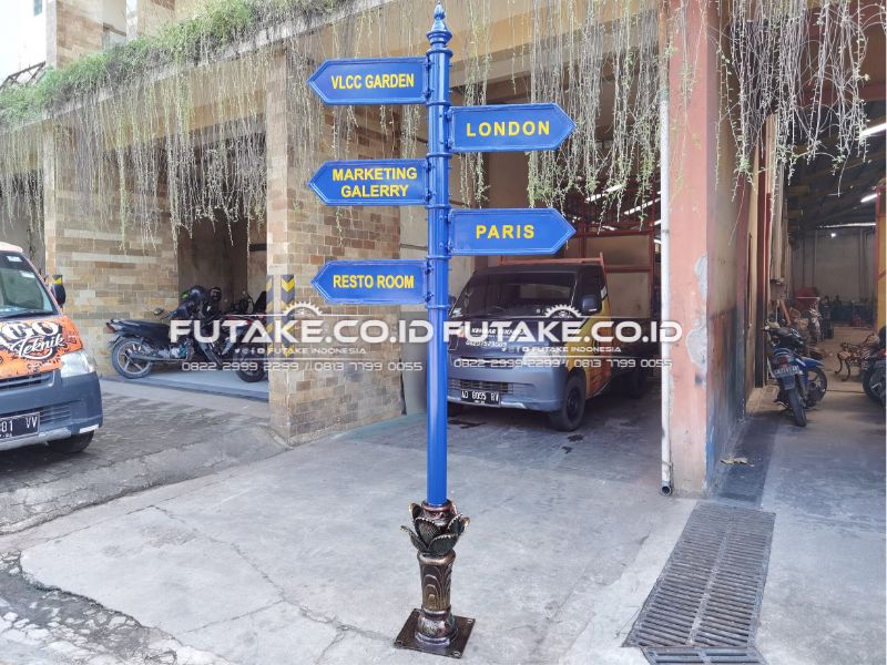 Papan Nama Jalan Desain Unik Bisa Kustom - Pusat Spesialis Produksi ...